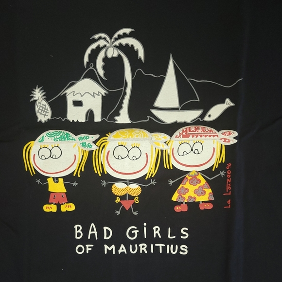 creation La Louzeo | Shirts | Bad Girls Of Mauritius T Shirt | Poshmark